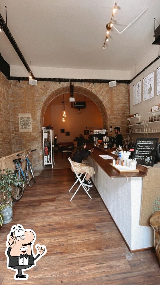 Menu at Kern Collective Coffee cafe, Budapest