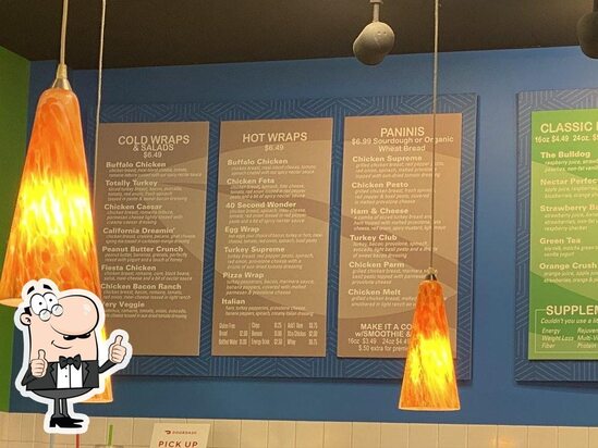 Menu at Nectar Smoothie Cafe, Green