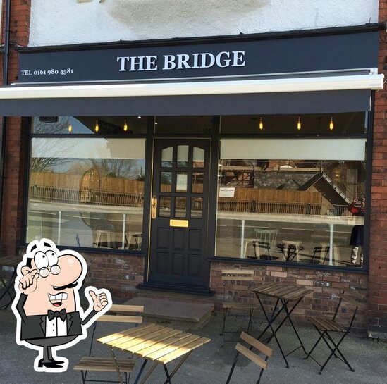 Menu at The Bridge cafe, Timperley