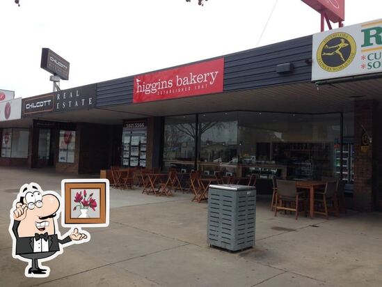Menu at Higgins Bakery, Shepparton