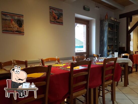 Menu at Chez René restaurant, Vincelles