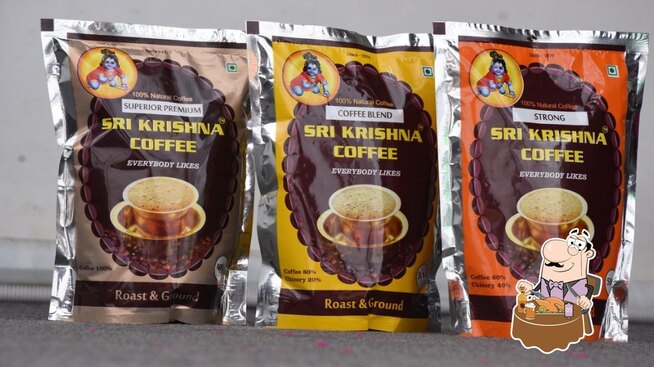 Menu at Sri Krishna Coffee Works, Chennai