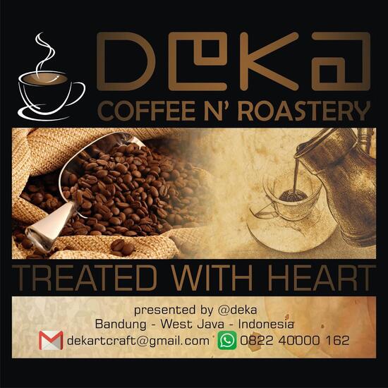 Menu at deka coffee n' roastery, Bandung
