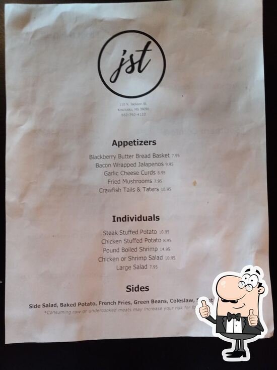 Menu at Jason's Southern Table pub & bar, Kosciusko