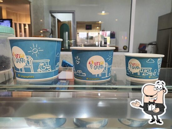 Menu at Let's Go Gelato restaurant, Palembang