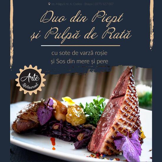 Menu at Arte Restaurant, Codlea
