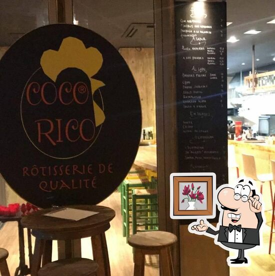 Menu at Coco Rico restaurant, Ibiza