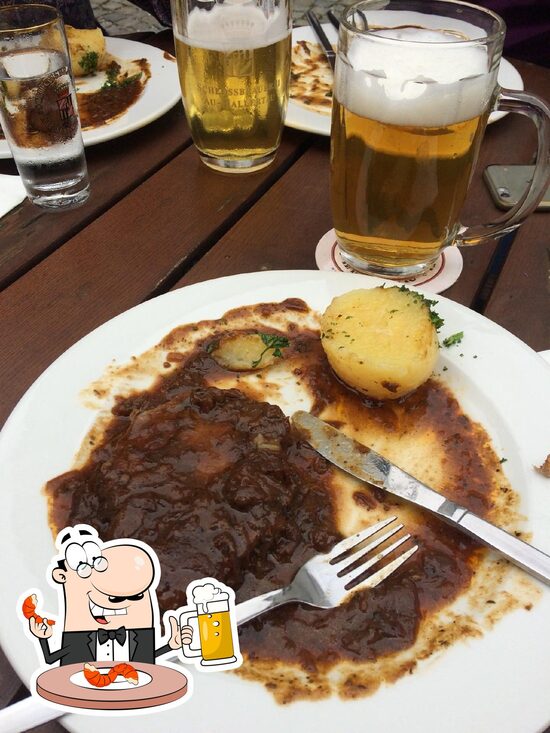 Schloßbräukeller Au-Hallertau restaurant, Au in der Hallertau ...