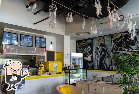 Menu at Yellowish cafe, Hamilton