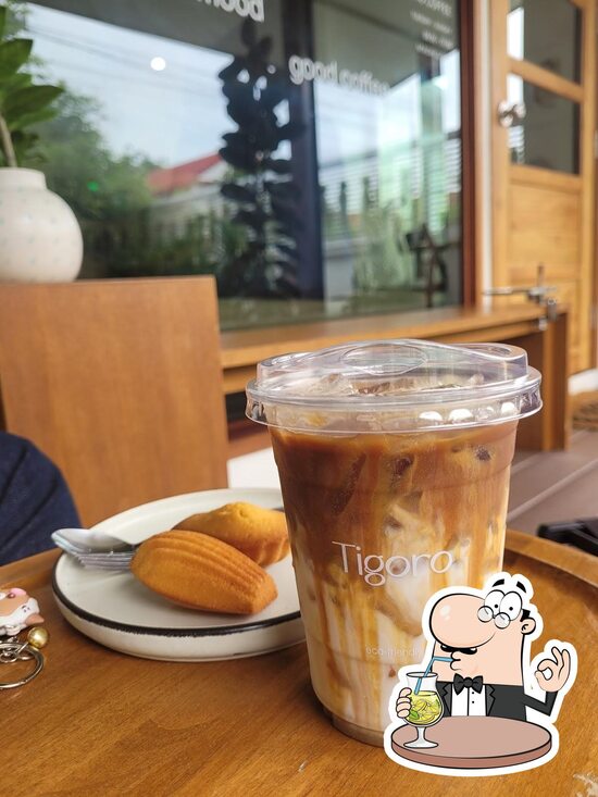 Menu at Tigoro coffee, Mueang Phon
