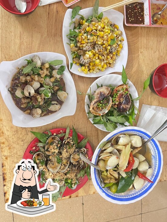 Menu at Ốc Hà Quyên restaurant, Ho Chi Minh City