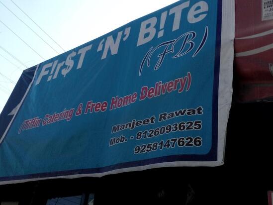 Menu at First 'N' Bite, Dehradun