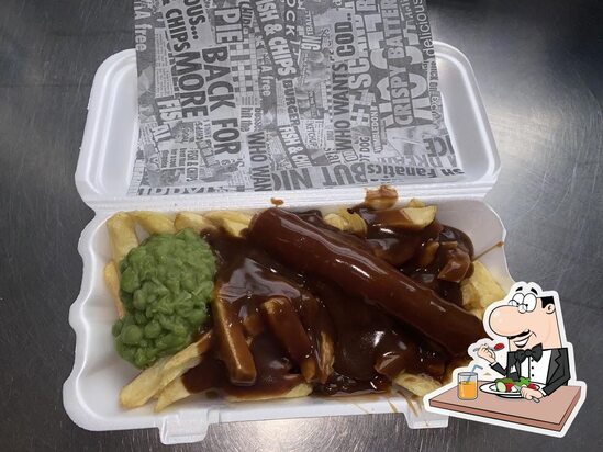 Menu at The English Chippy restaurant, Manchester, 42 Midlothian Street