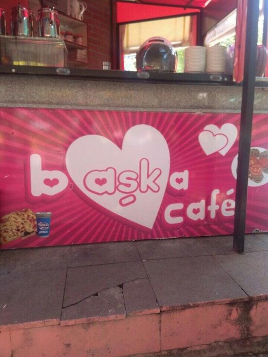 Menu at Başka Cafe, Isparta