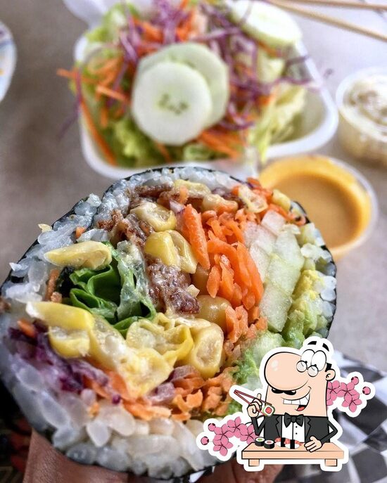 Menu at Ginger Sushi Burrito restaurant, Mentor