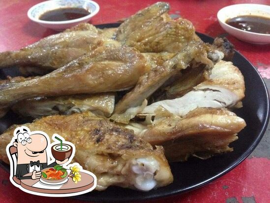 Menu at Tha Chang Roast Chicken restaurant, Tha Yiam