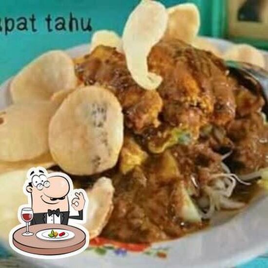 Menu at kupat tahu mangunreja mang komar restaurant, Indonesia