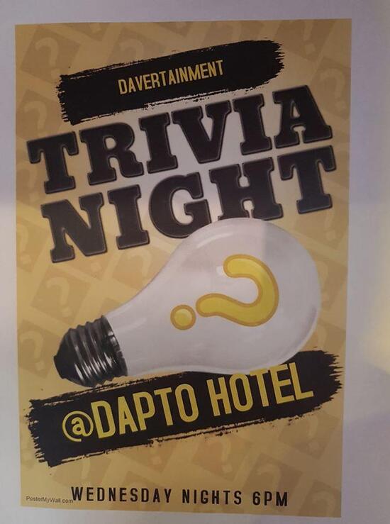 Menu at Dapto Hotel pub & bar, Dapto