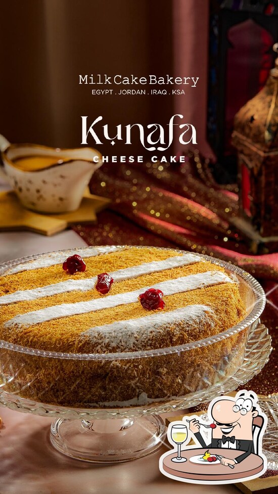 Speisekarte von Milk Cake Bakery, New Cairo City