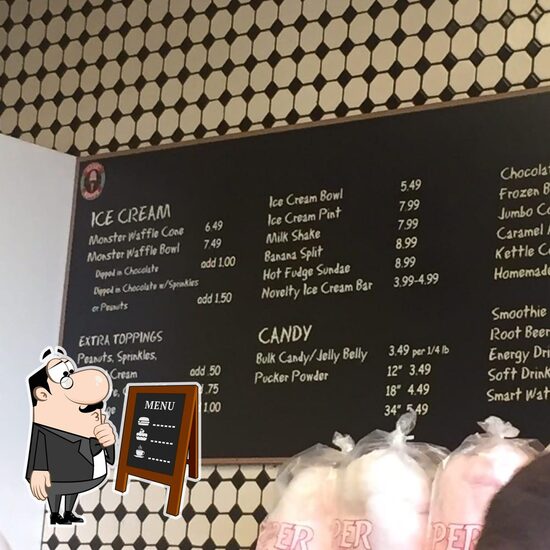 Menu at Sweet Shoppe desserts, San Diego, Mission Blvd # C