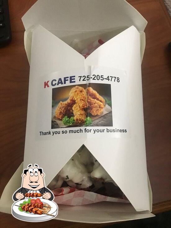 Menu at K Cafe, Las Vegas, S Durango Rd