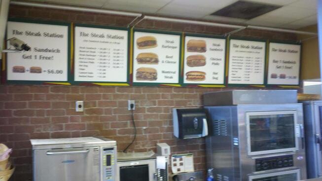 Menu at The Steak Station steakhouse, Lake Station