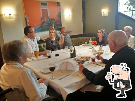 Menu at San Rocco restaurant, Oldham