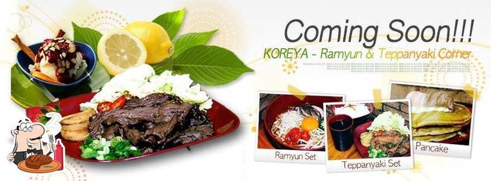 Menu at Koreya Ramyun And Teppanyaki Corner restaurant, South Jakarta
