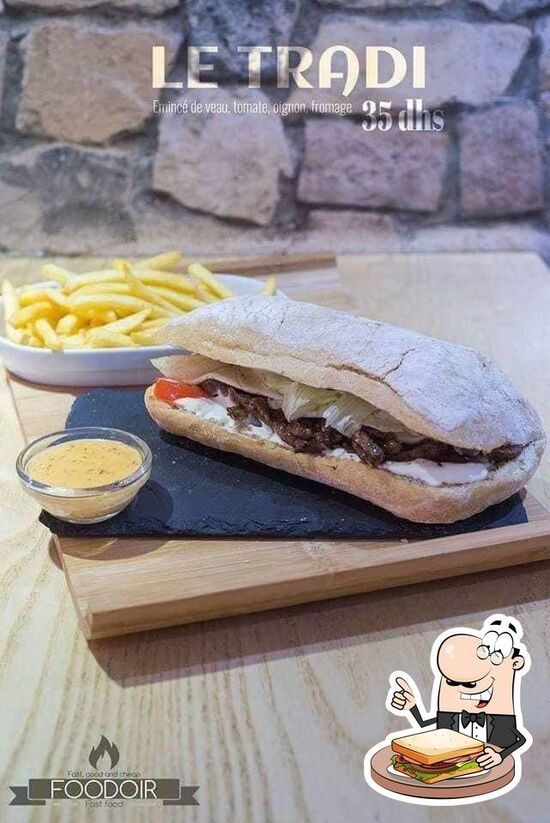 Menu at FOODOIR fast food, Casablanca