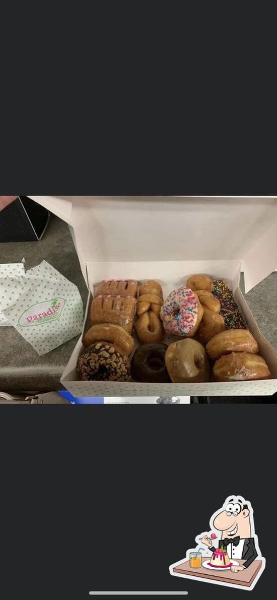 Menu at Paradise Donuts restaurant, Grand Island