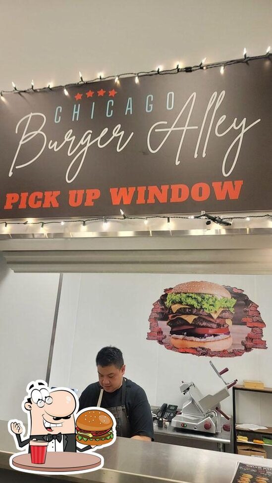 Menu at Burger Alley Chicago desserts, Chicago