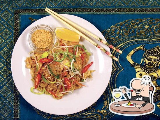 Menu at Angkor restaurant, Poděbrady