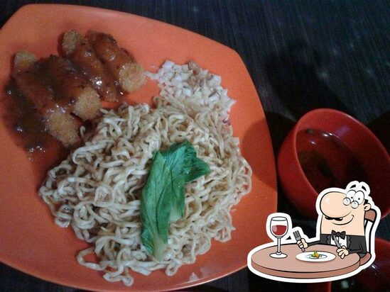 Menu at Mie Odos restaurant, Bekasi Regency, Jembatan 3
