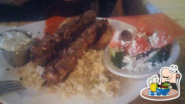 Menu at Takis' Taverna Greek Restaurant, Vancouver