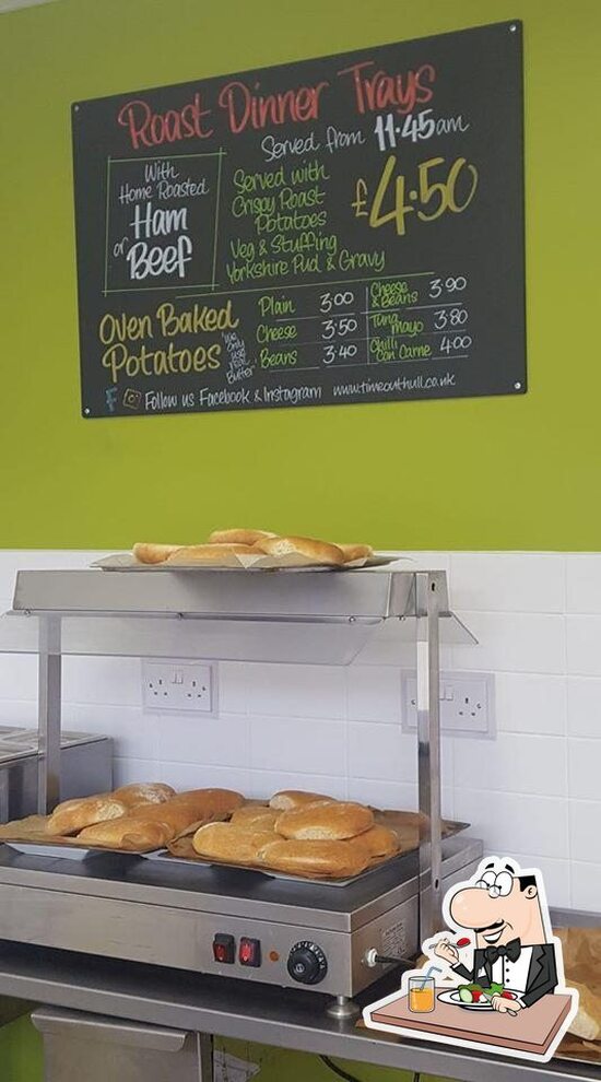 Menu at Time Out, Hull