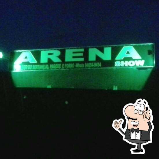 Menu at Arena Show, Itaquaquecetuba