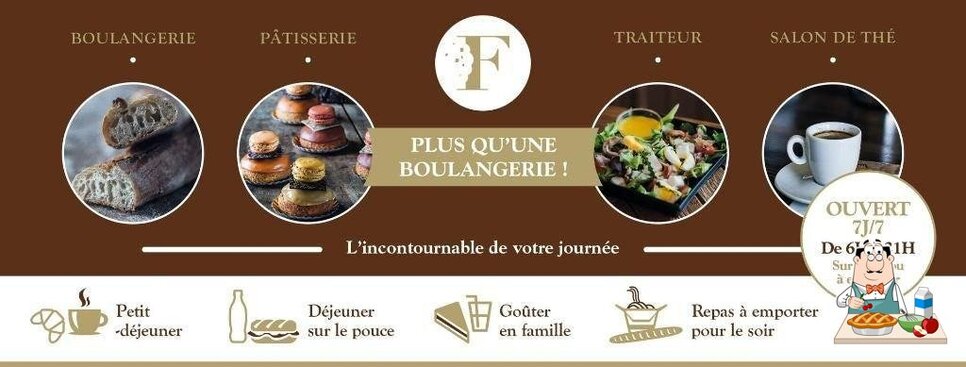 Menu at Boulangerie Feuillette, Limoges, 141 Rue des Tuilières