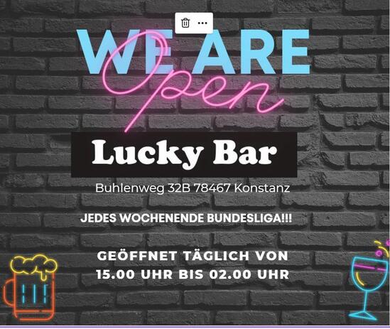 Carta de Lucky Bar, Constanza