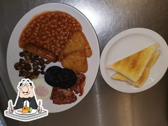 Menu at Tuck In Cafe, Barry, 160 Barry Rd