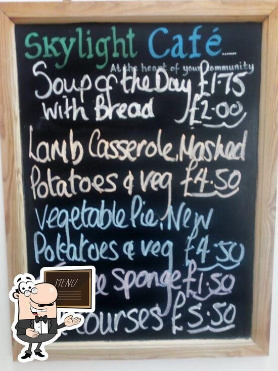 Menu at Skylight Cafe, Deal, 28 Golf Rd