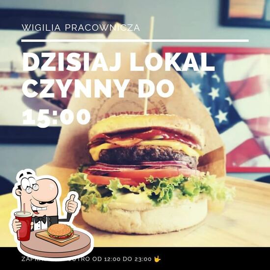 Menu at Juicy Lucy restaurant, Gliwice