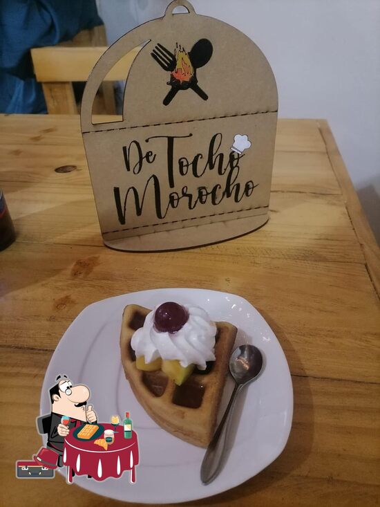 Menu at De Tocho Morocho restaurant, Colombia