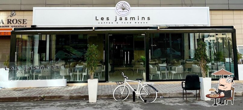 Menu at Les jasmins café restaurant, Tunis