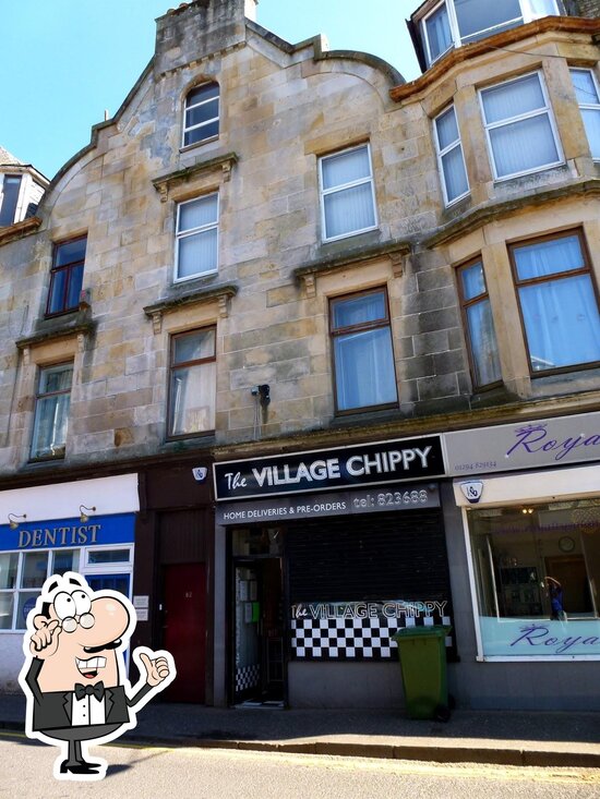 Menu at The Village Chippy fast food, West Kilbride