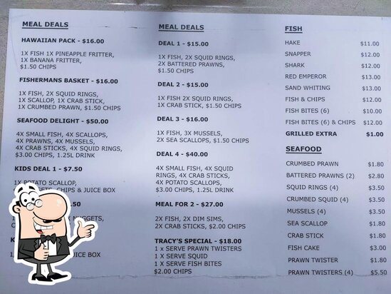 Menu at Bell Peppa's restaurant, Eaton