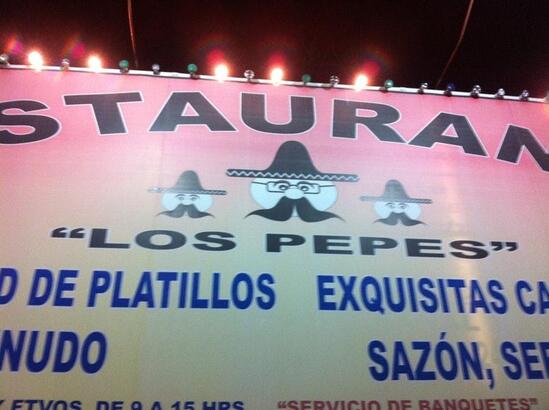 Menu at Los Pepes restaurant, Santiago de Querétaro, Av. 5 de Febrero ...