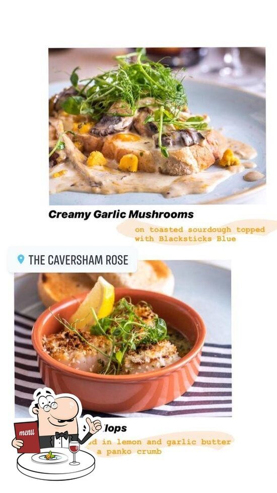 Menu at Caversham Rose Reading pub & bar, Reading