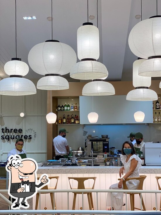 Menu at Three Squares Cafe + Bar, Makati