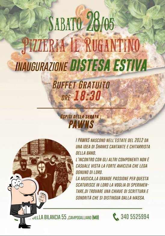 Menu da Il Rugantino pizzeria, Campogalliano