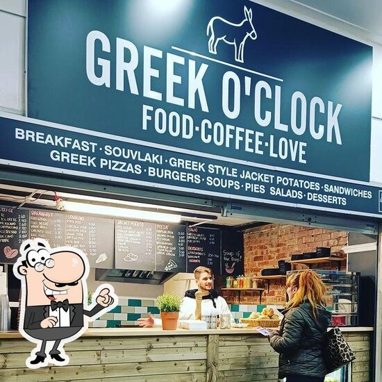 Menu at Greek O'Clock restaurant, Huddersfield